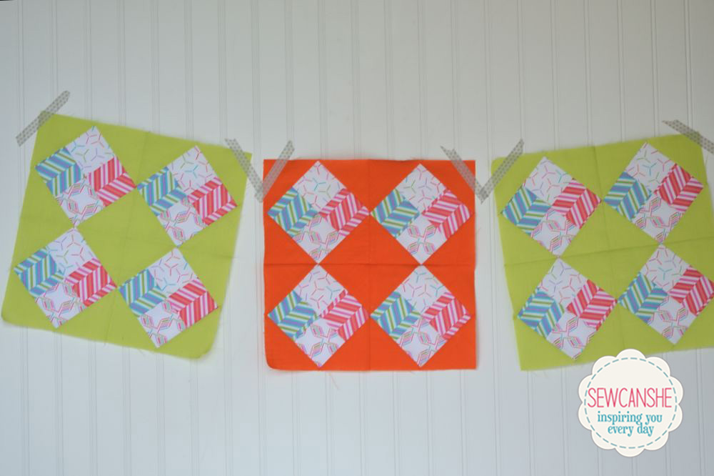 Around the Block | Round Robin Quilt Along Block 1 - Patchwork Posse