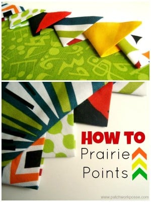 How to Make Prairie Points - Patchwork Posse