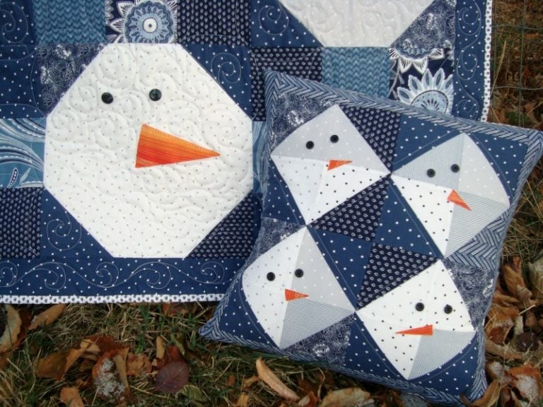 12+ Free Snowman Quilts & Projects - Patchwork Posse