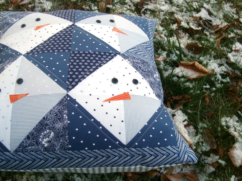 Snowman Pillow Tutorial - Patchwork Posse