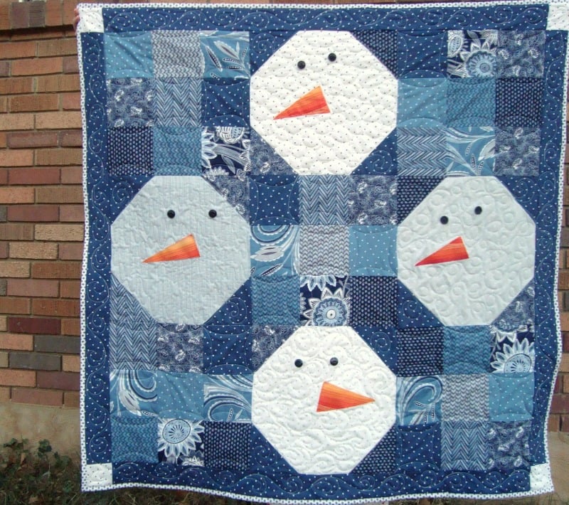 Free Snowman Quilt Pattern - Patchwork Posse