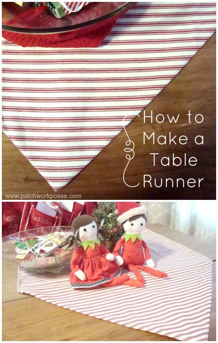 How To Make A Table Runner 30 Minutes Or Less Patchwork Posse