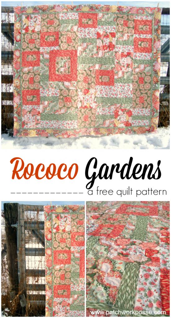 Quilt Tutorial - Rococo Gardens - Patchwork Posse