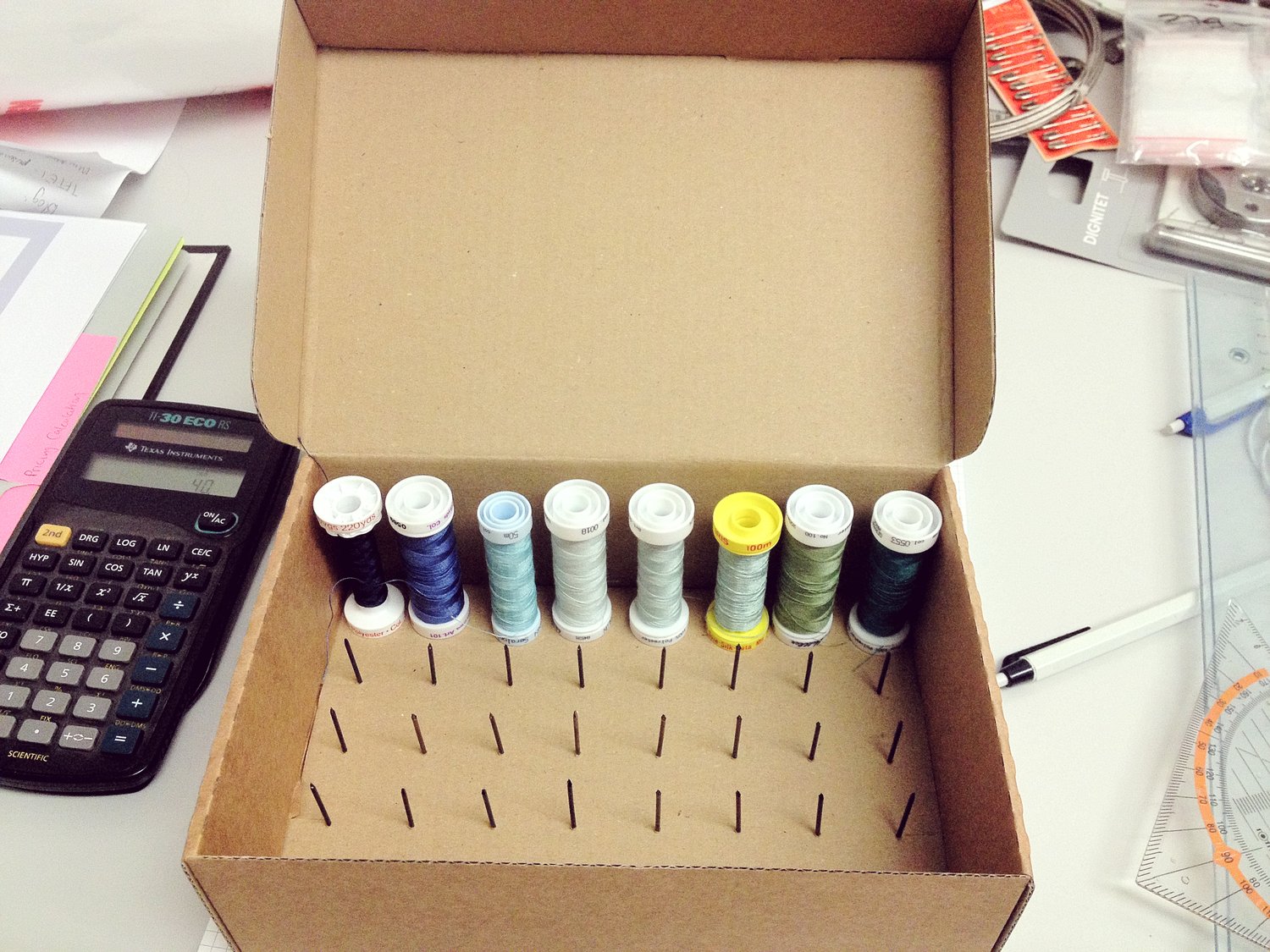 Thread Storage - 30 Days of Sewing Room Organizing - Patchwork Posse