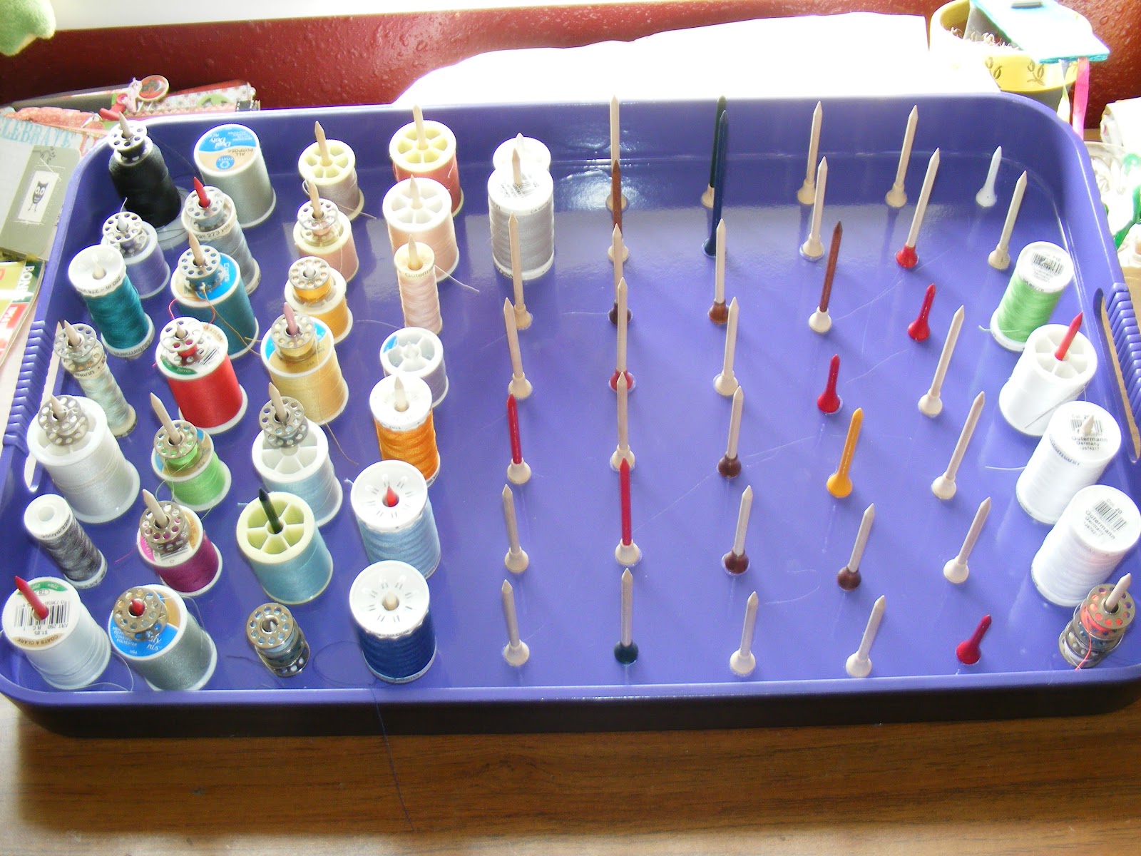 Thread Storage - 30 Days of Sewing Room Organizing - Patchwork Posse