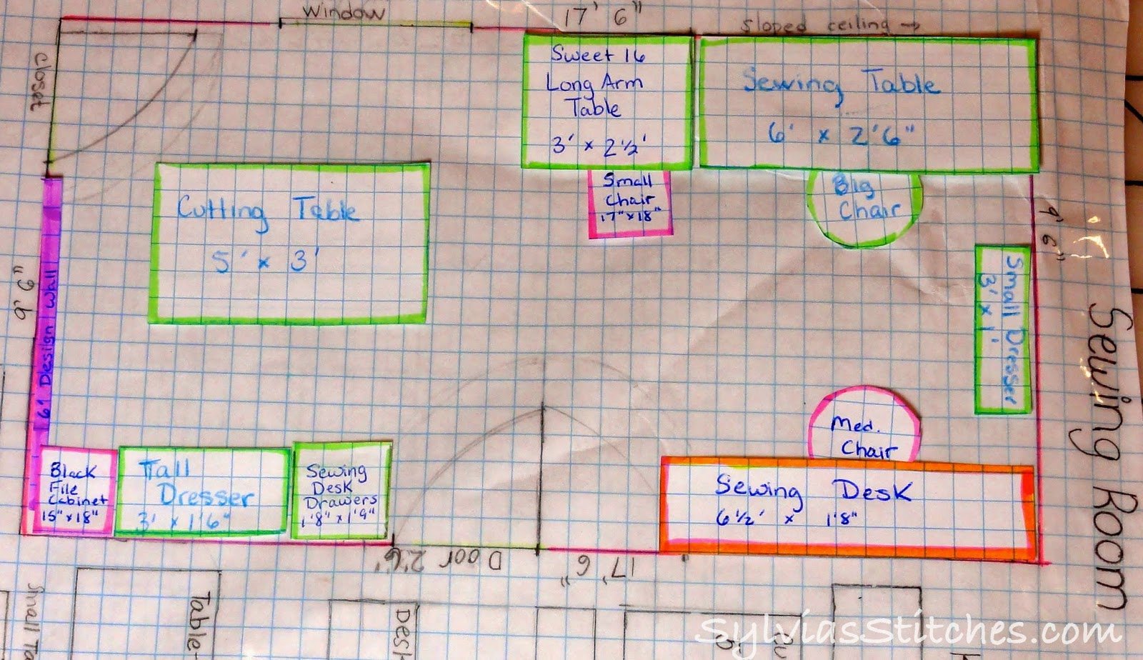 Sewing Room Layout Ideas & Designs - Patchwork Posse