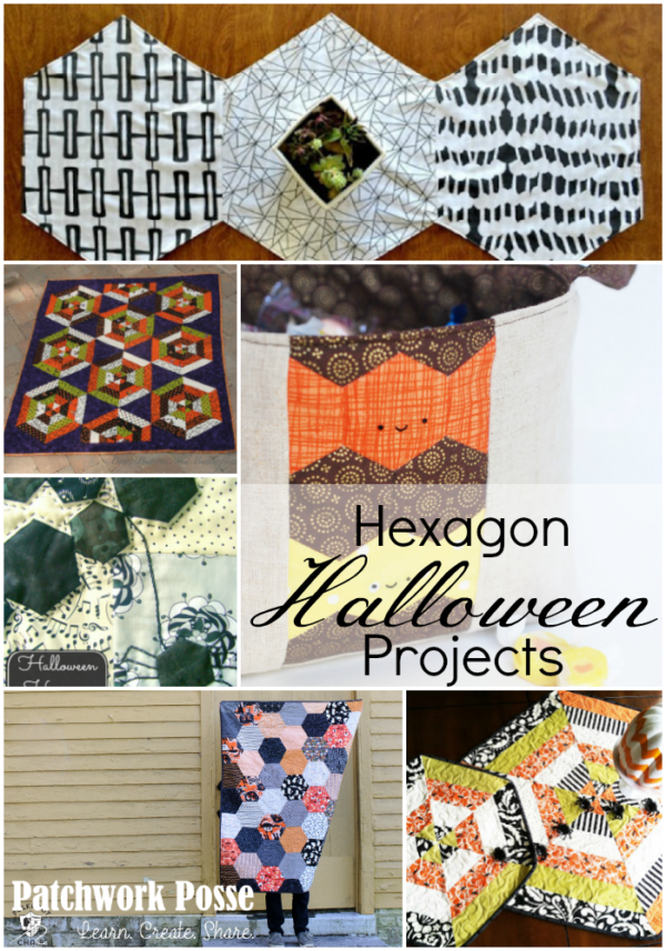 Super Cute Hexagon Halloween Projects - Patchwork Posse