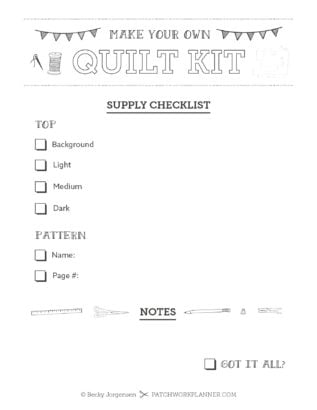 patchwork planner fb landing - Patchwork Posse