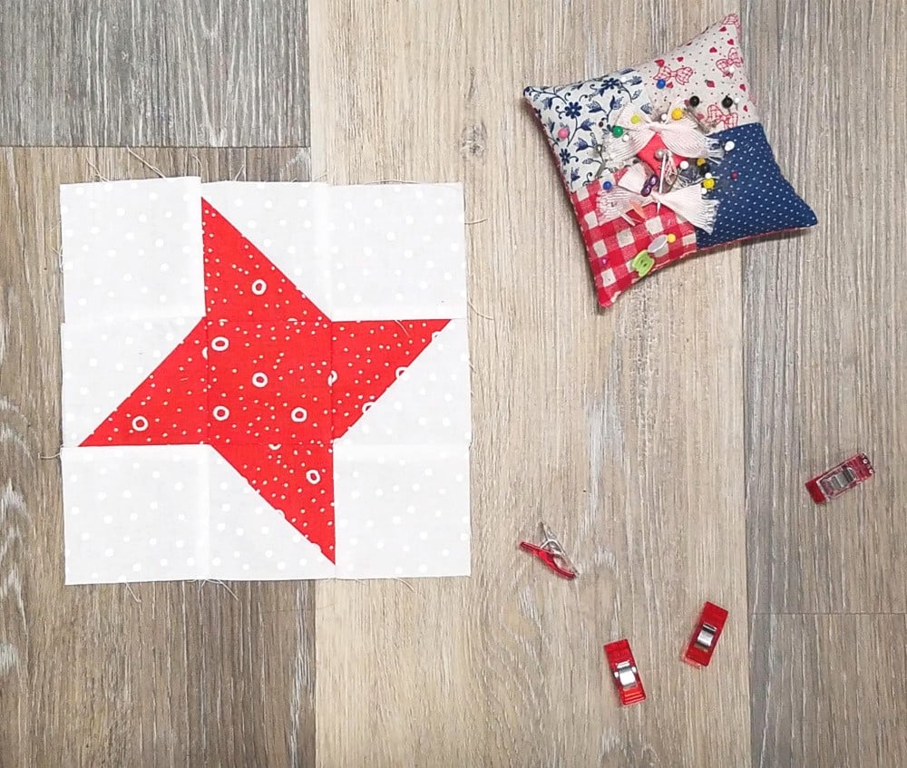 Nine Patch Star Quilt Block - Video Tutorial - Patchwork Posse