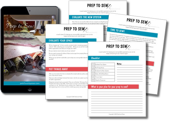 Sewing Prep Freebie - Patchwork Posse