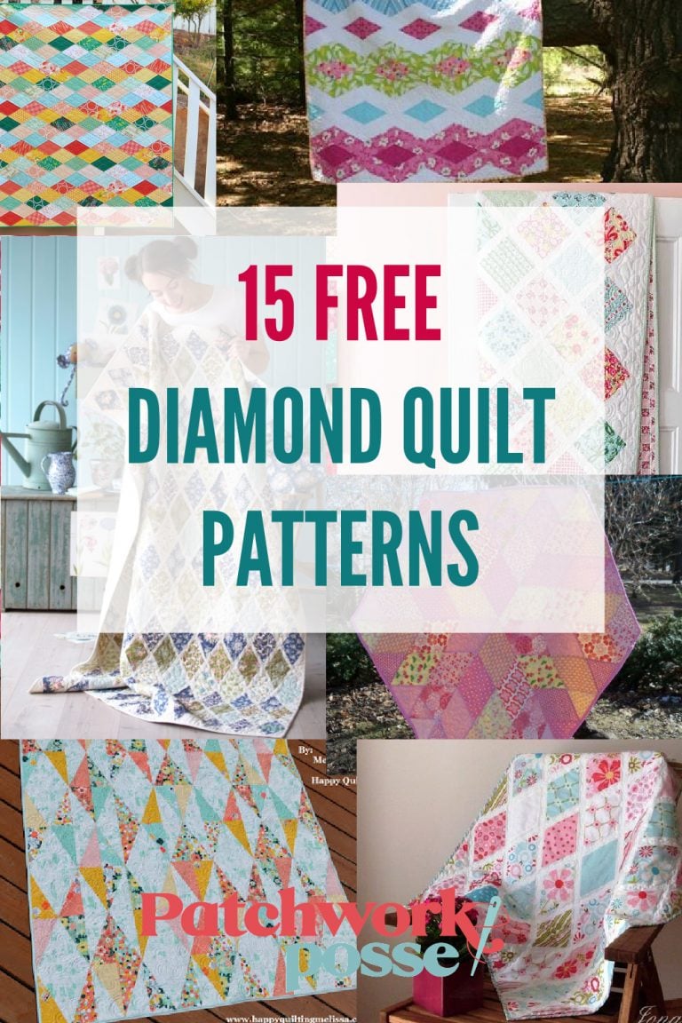 15 Diamond Quilt Patterns - Patchwork Posse