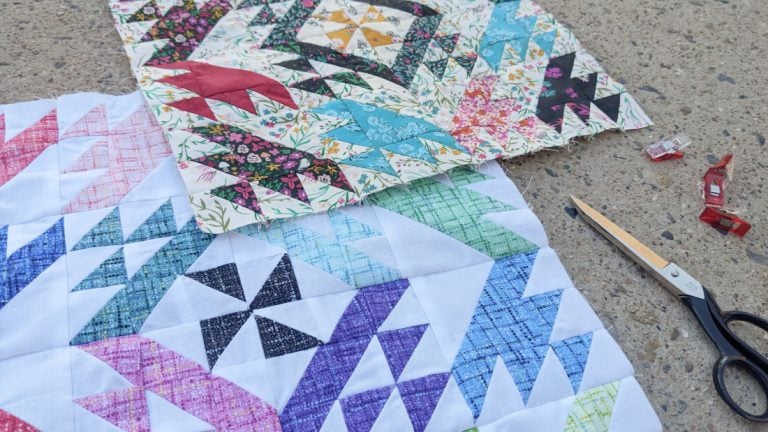 Postage Stamp Mini Quilt Tutorial - Patchwork Posse