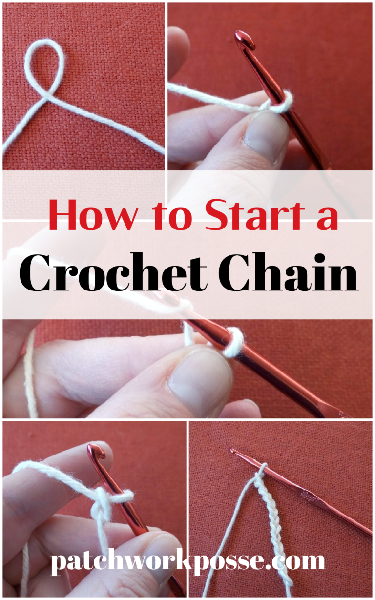 How to Start a Crochet Chain - Patchwork Posse