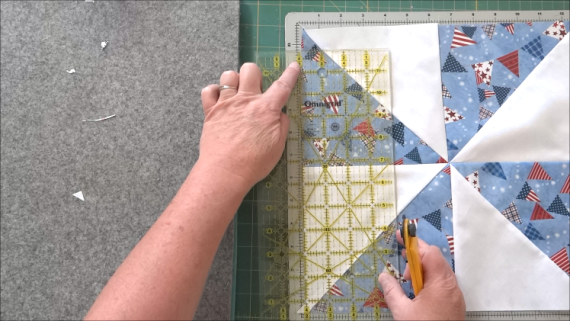 Disappearing Pinwheel Quilt Block - Double Pinwheel - Patchwork Posse