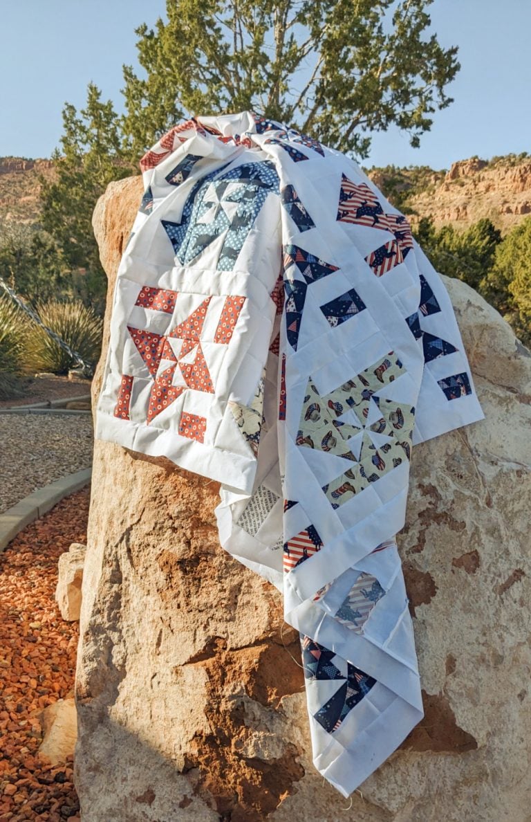 Patriotic Pinwheels Quilt Pattern - Patchwork Posse