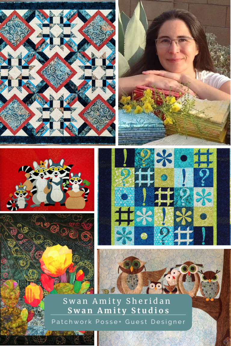Designer Spotlight - Swan Amity Sheridan - Patchwork Posse