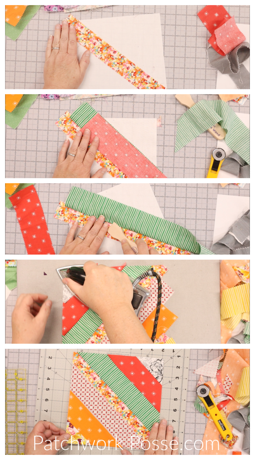 How to Make a String Quilt - Quick, Easy and Beautiful - Patchwork Posse