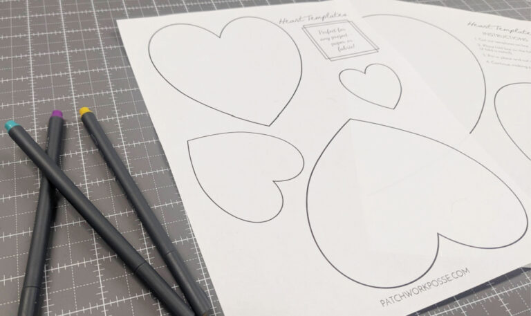 How to Sew a Heart - Patchwork Posse
