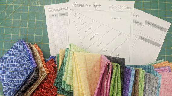 Temperature Quilt Guide and Fabric - Patchwork Posse