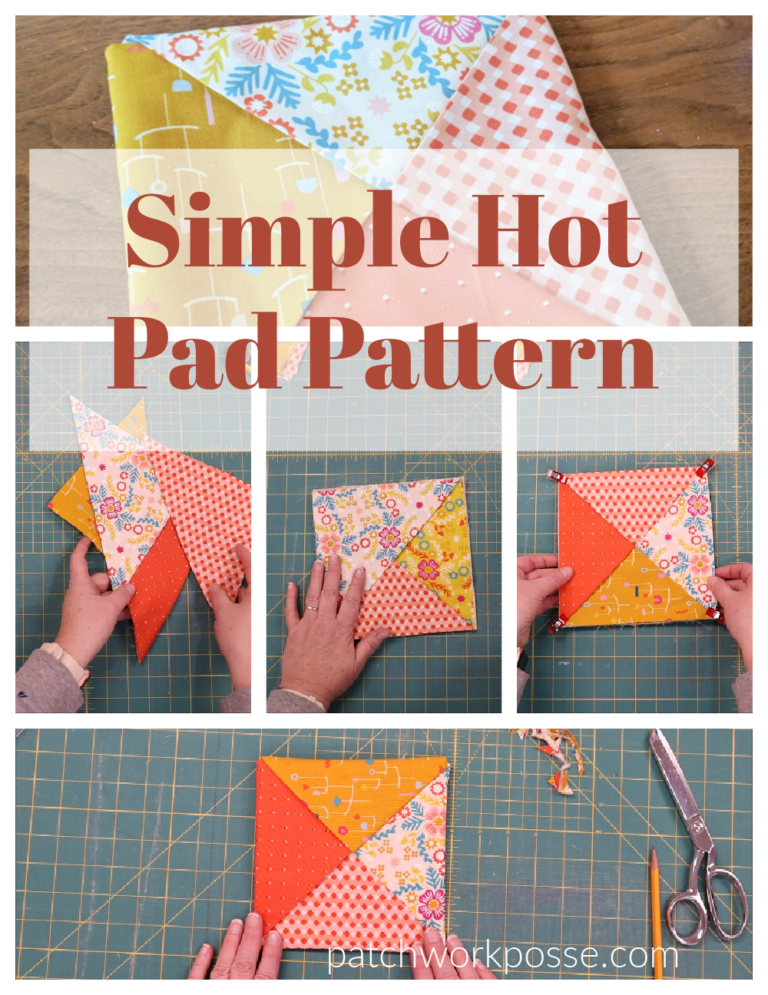 30 Minute Simple Hot Pad Pattern - Patchwork Posse