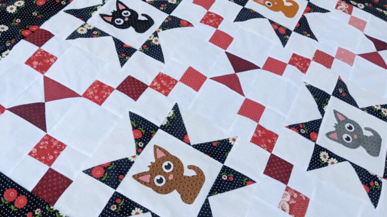 Kitty Cat Quilt Pattern - Patchwork Posse
