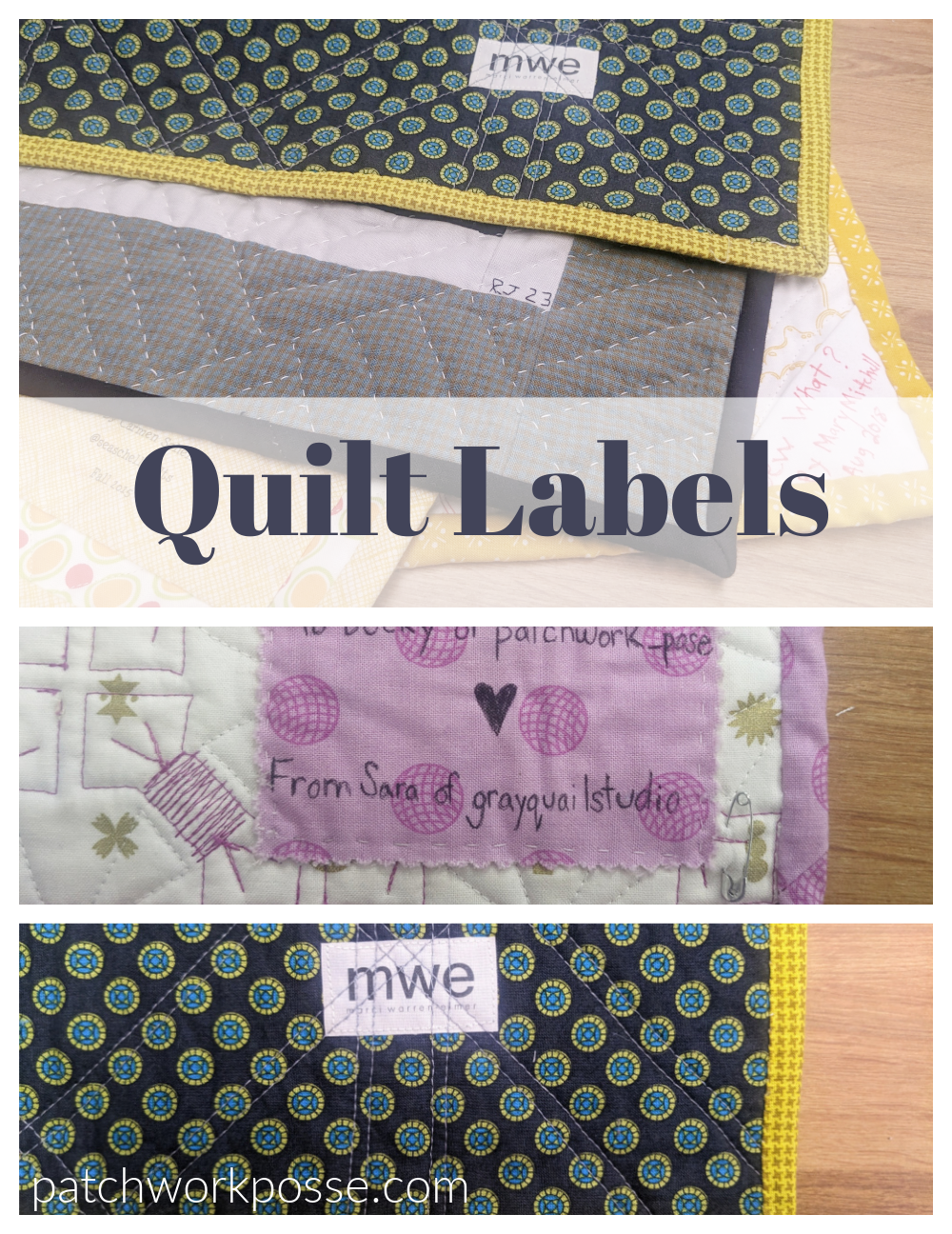 Quilt Label Ideas - Patchwork Posse