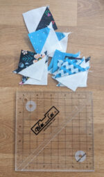Squaring up Half Square Triangles with the Bloc Loc Ruler - Patchwork Posse