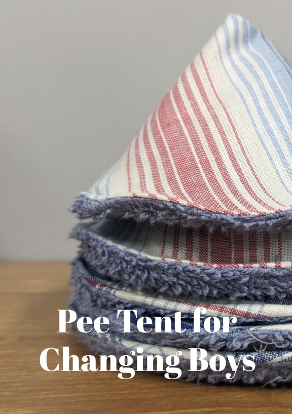 Free Tinkle Tent Pattern for Changing Boy Diapers - Patchwork Posse