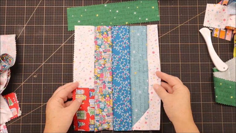 Christmas Stockings Quilt Block and Pattern - Jelly Roll Friendly ...