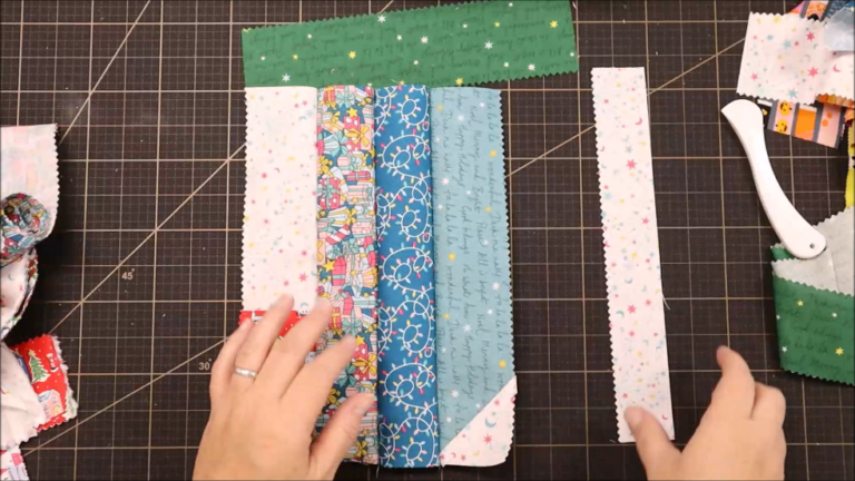 Christmas Stockings Quilt Block and Pattern - Jelly Roll Friendly ...