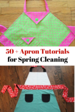 50 + Apron Tutorials for Spring Cleaning - Patchwork Posse