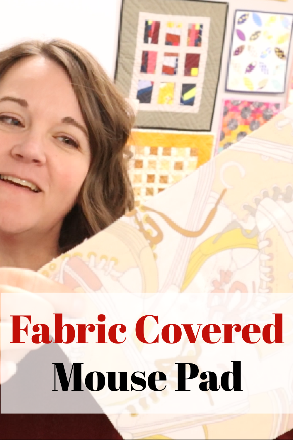Fabric Covered Mouse Pad - How to Video - Patchwork Posse
