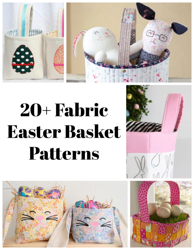Fabric Easter Baskets - Free Patterns - Patchwork Posse