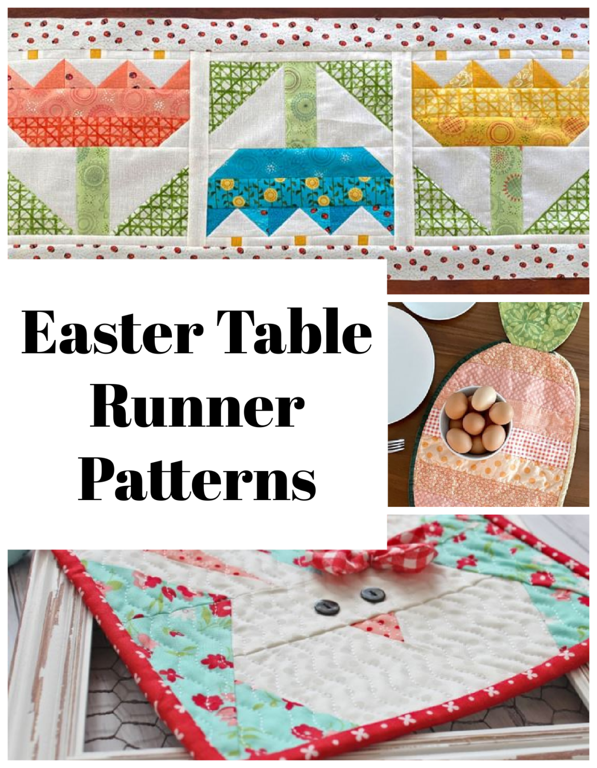 Easter Table Runners - Patchwork Posse