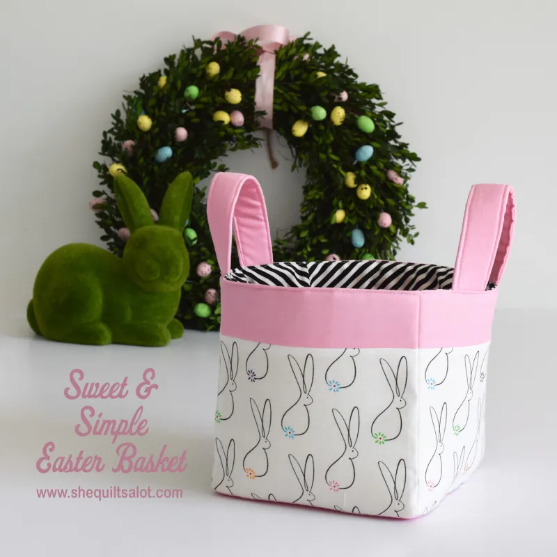 Fabric Easter Baskets - Free Patterns - Patchwork Posse