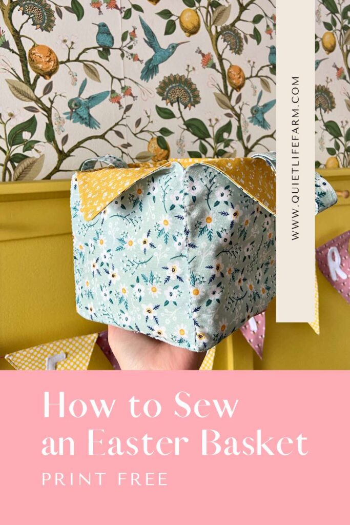 Fabric Easter Baskets - Free Patterns - Patchwork Posse