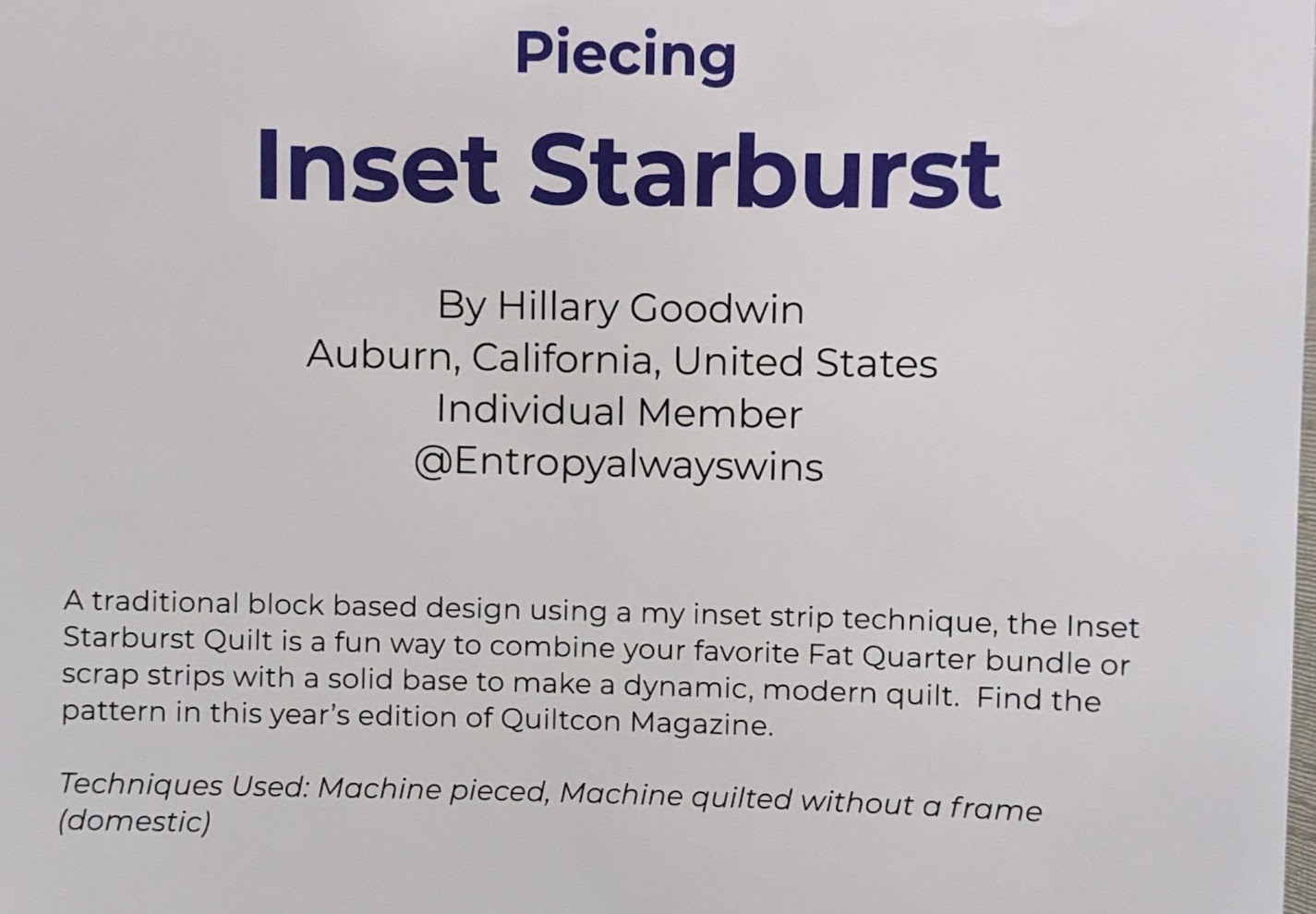 QuiltCon 2025 - Patchwork Posse