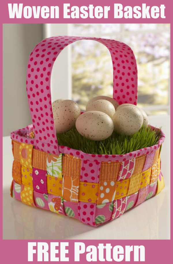 Fabric Easter Baskets Free Patterns Patchwork Posse 9598