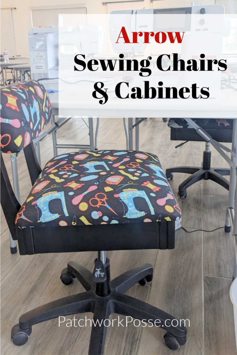 Arrow Sewing Cabinets and Chair - Patchwork Posse