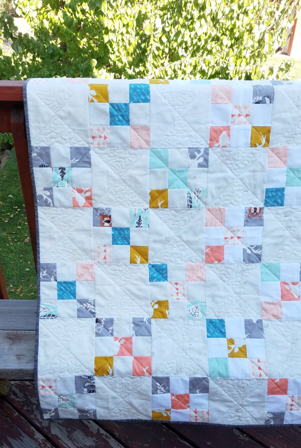 Learn How to Sew a Simple Nine Patch Baby Quilt – Perfect for Beginners ...