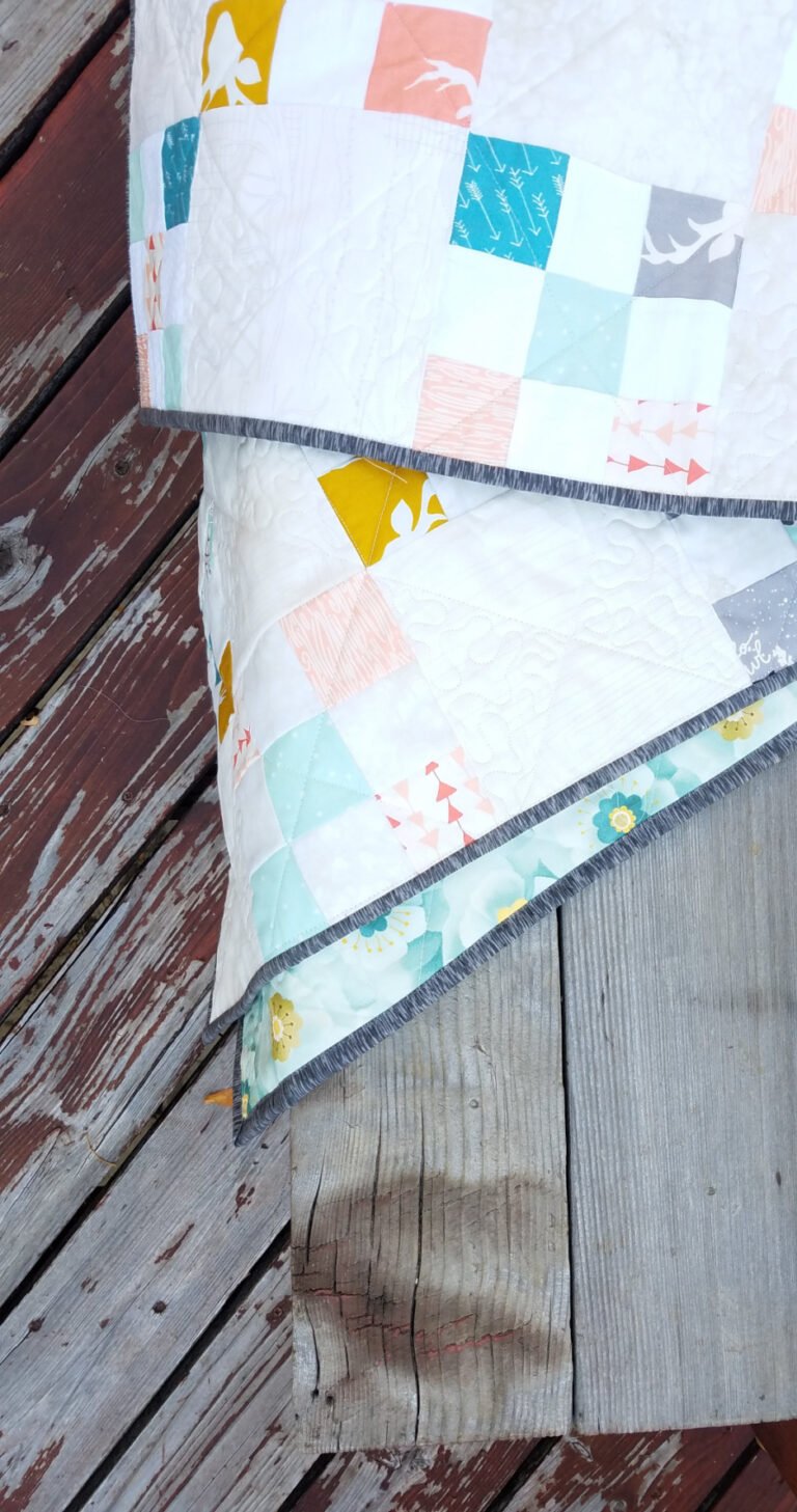 Learn How to Sew a Simple Nine Patch Baby Quilt – Perfect for Beginners ...