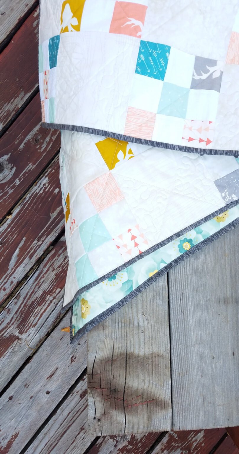 Learn How to Sew a Simple Nine Patch Baby Quilt – Perfect for Beginners ...