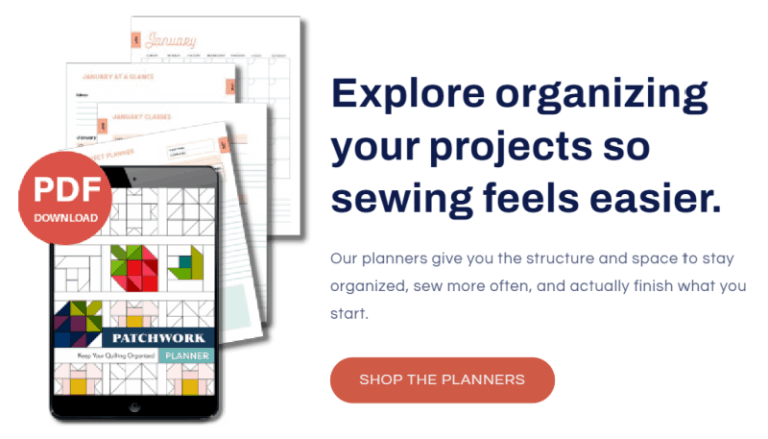 2026 Patchwork Planner - the Project Planner for Quilters - Patchwork Posse