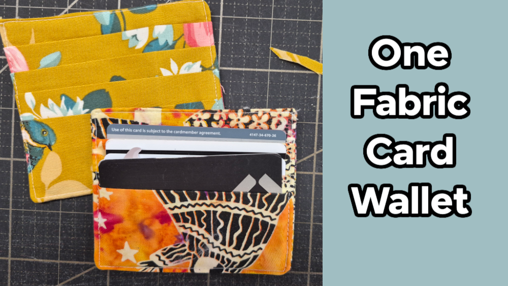 Easy to Sew Card Wallet Pattern - Patchwork Posse